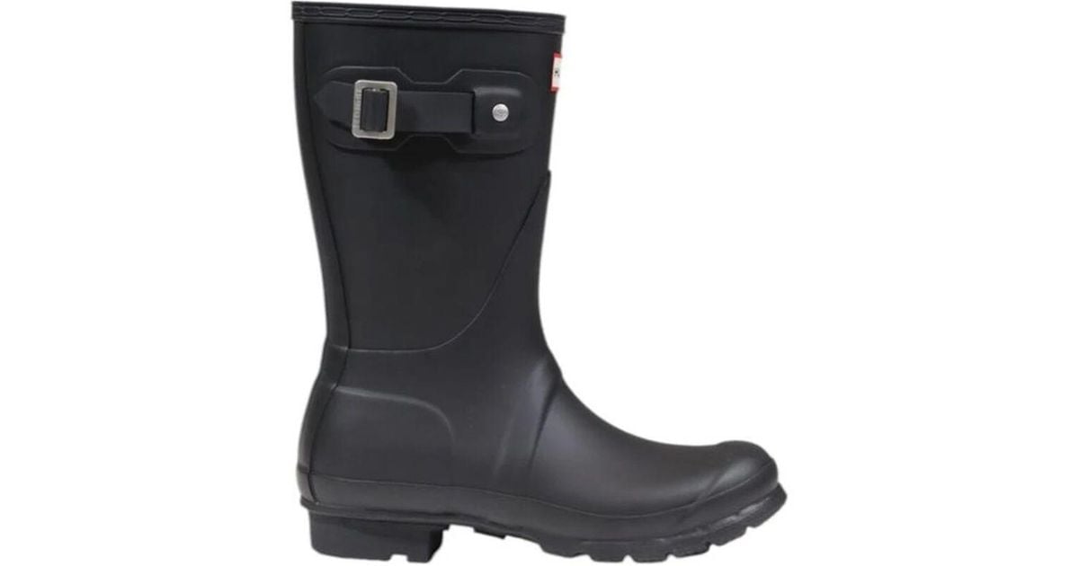 HUNTER Rain Boots in Black | Lyst