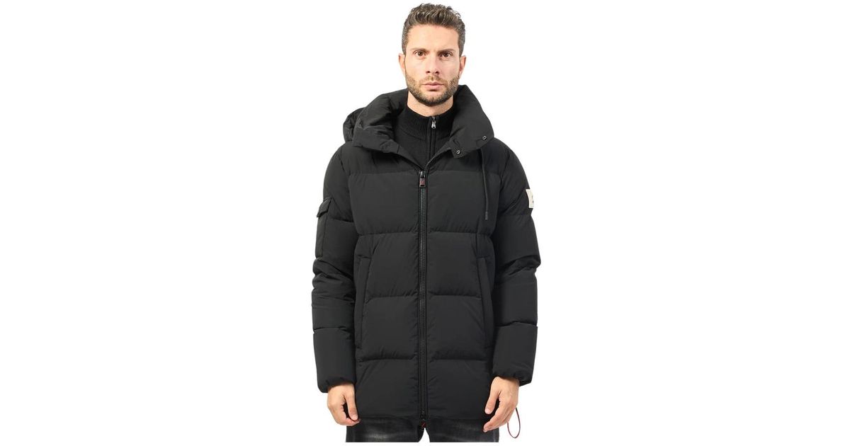 AFTER LABEL Down Jackets in Black for Men | Lyst