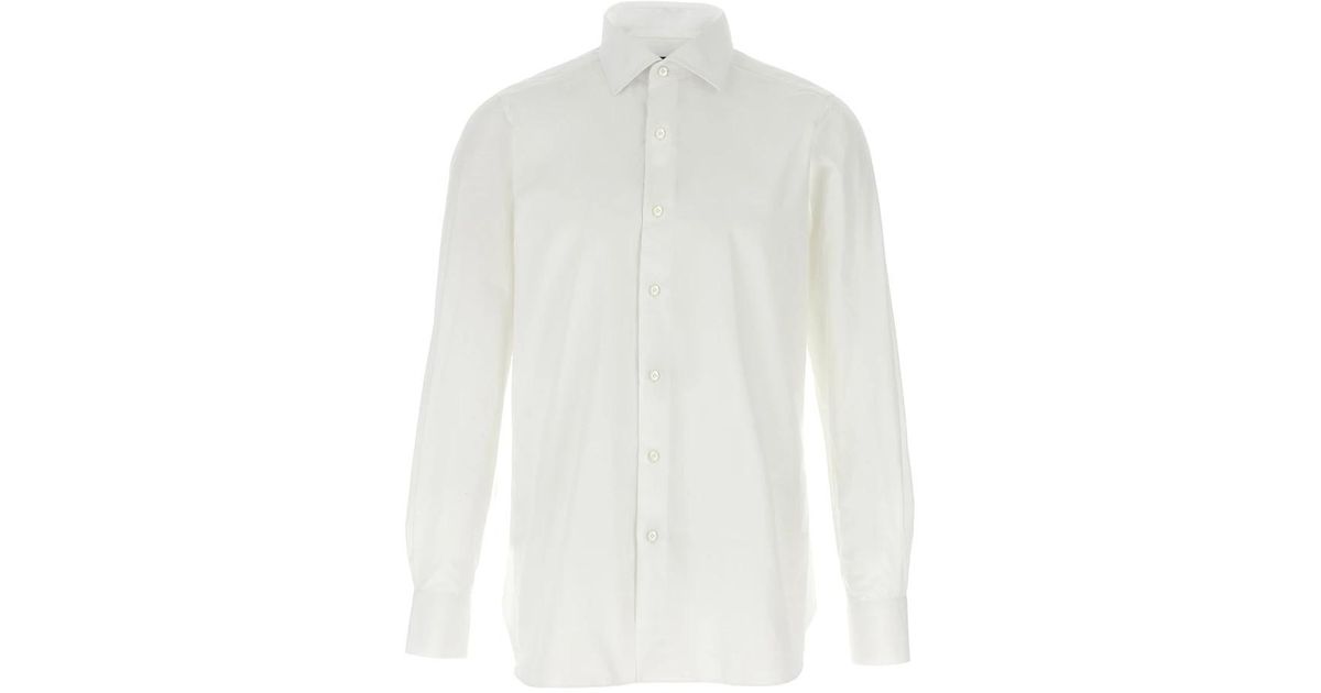 Finamore 1925 Formal Shirts in White for Men | Lyst UK