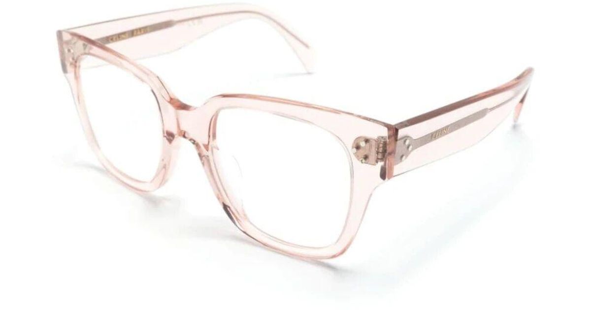 Celine Glasses in Metallic | Lyst