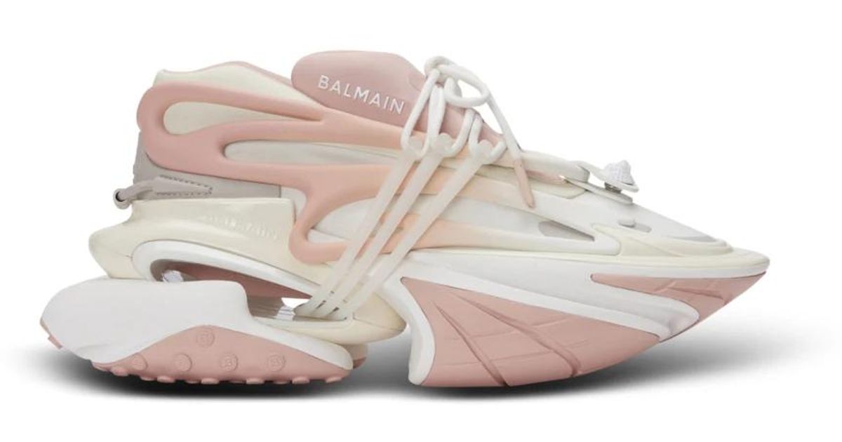 Balmain Sneakers in Pink | Lyst