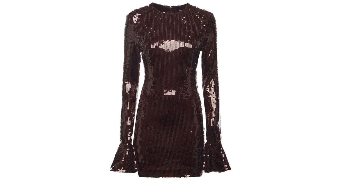 ROTATE BIRGER CHRISTENSEN Party Dresses in Brown | Lyst UK