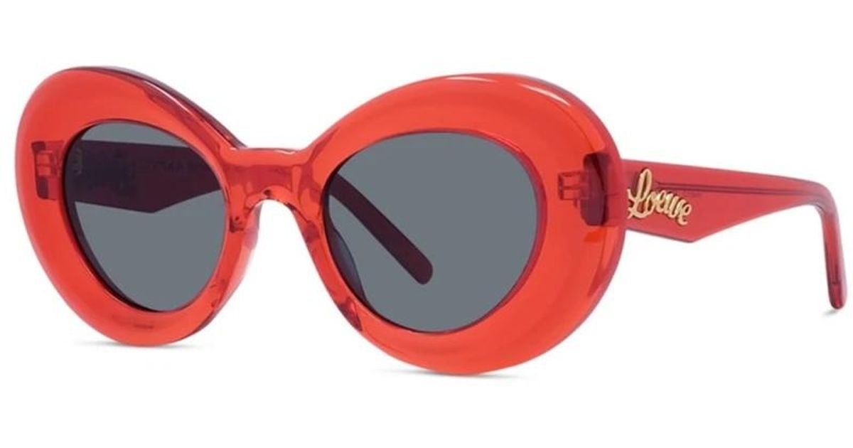 Loewe Sunglasses in Red | Lyst