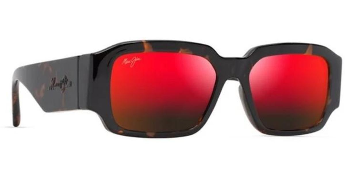 Maui Jim Sunglasses in Red | Lyst UK
