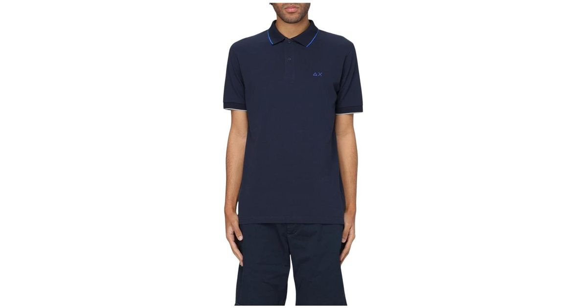 Sun 68 Polo Shirts in Blue for Men | Lyst UK