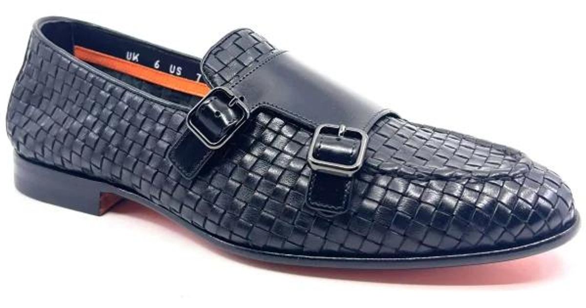 Loafers da Uomo di Santoni in Blu | Lyst