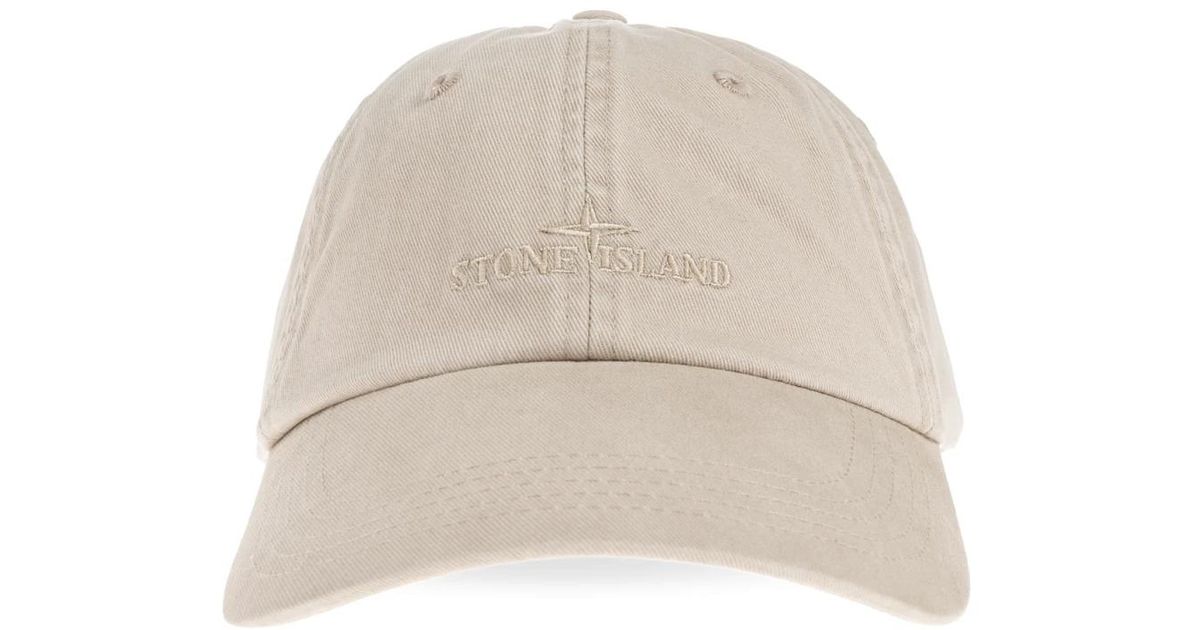 Stone Island Caps in Natural for Men | Lyst