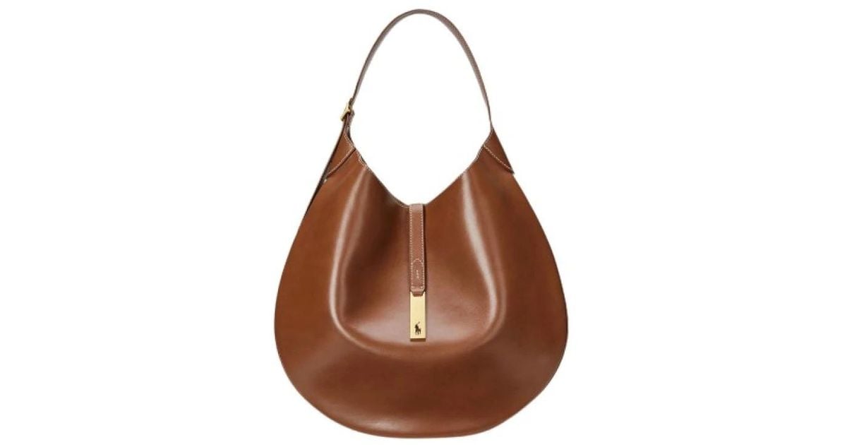 Polo Ralph Lauren Shoulder Bags in Brown | Lyst UK
