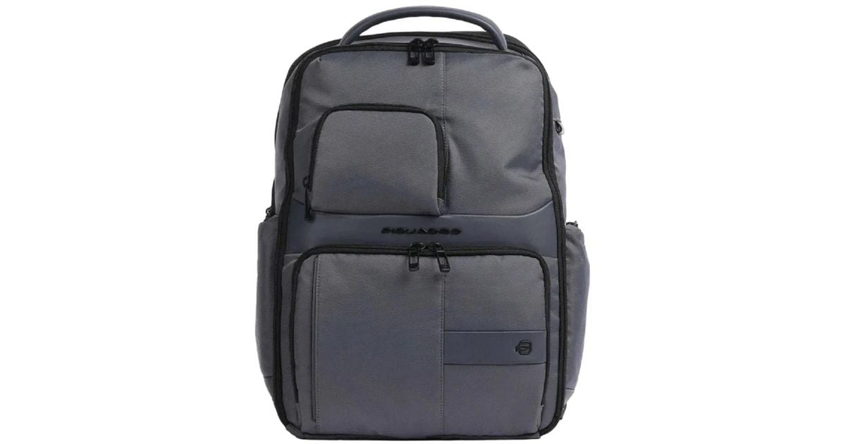 Piquadro Backpacks in Grey for Men | Lyst UK