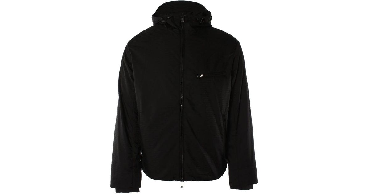 Armani Winter Jackets in Black for Men | Lyst UK