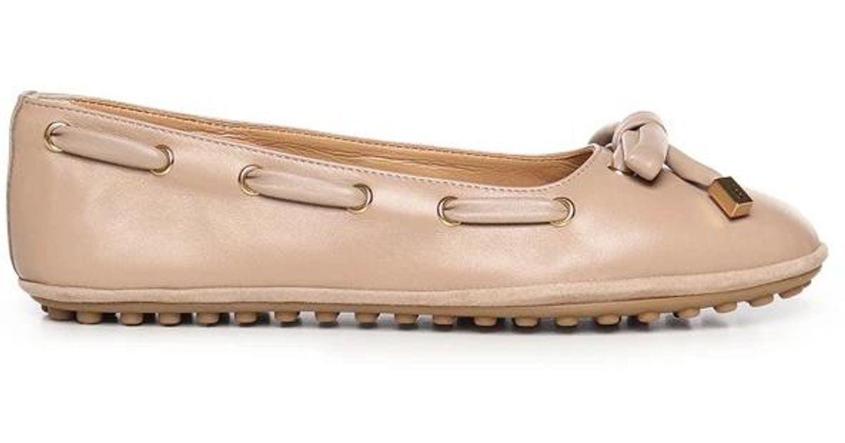 Ballerinas di Tod's in Neutro | Lyst