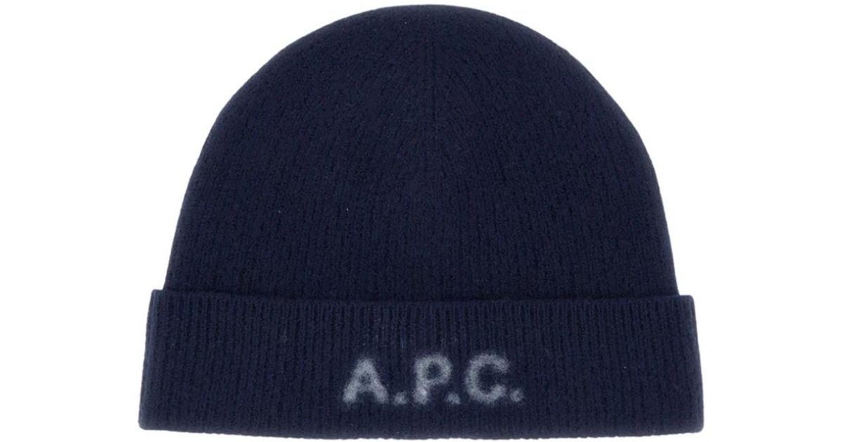 A.P.C. Beanies in Blue for Men | Lyst UK