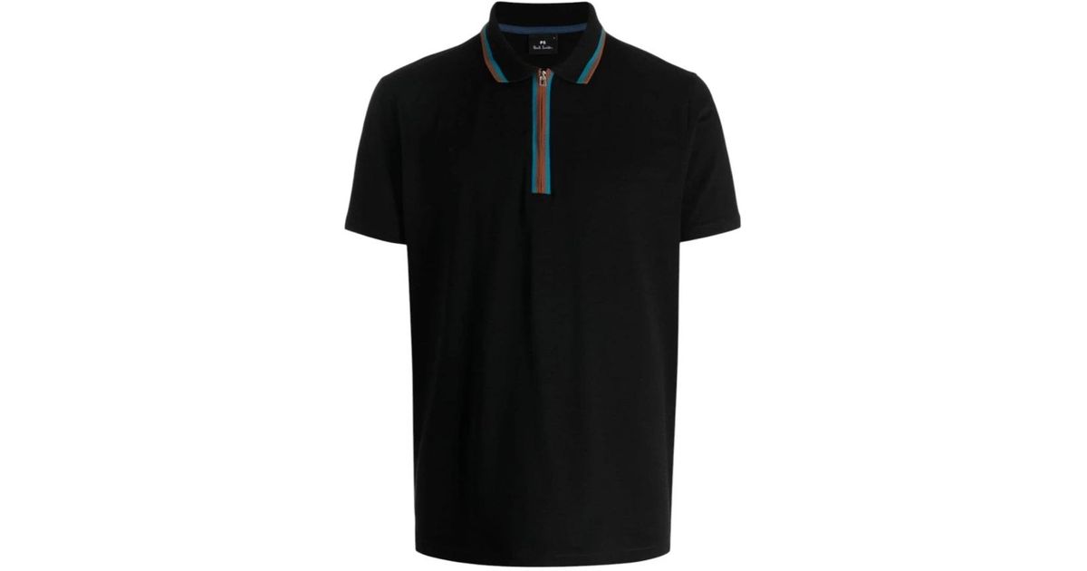 Paul Smith Polo Shirts in Black for Men | Lyst UK