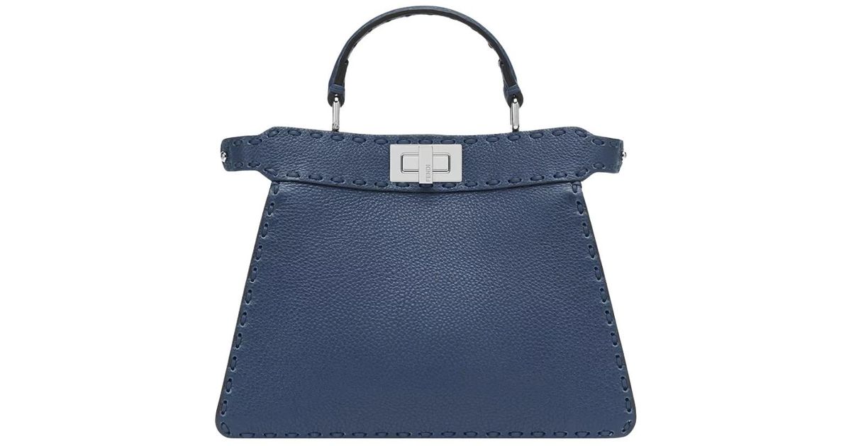 Fendi Handbags in Blue | Lyst