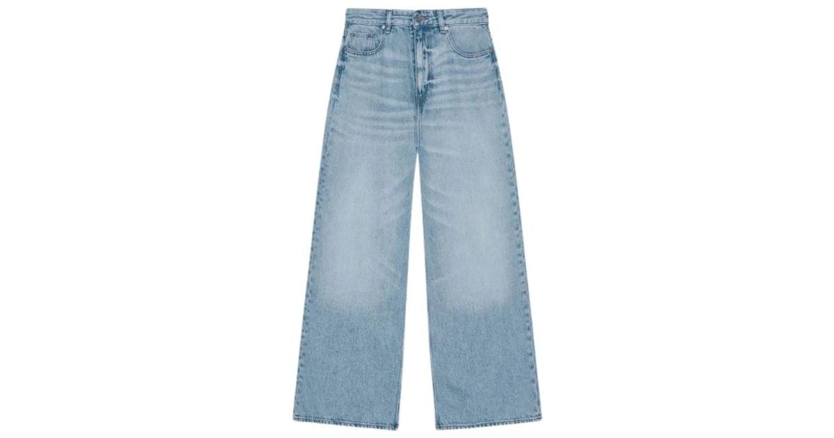 Acne Studios Wide Jeans in Blue | Lyst UK