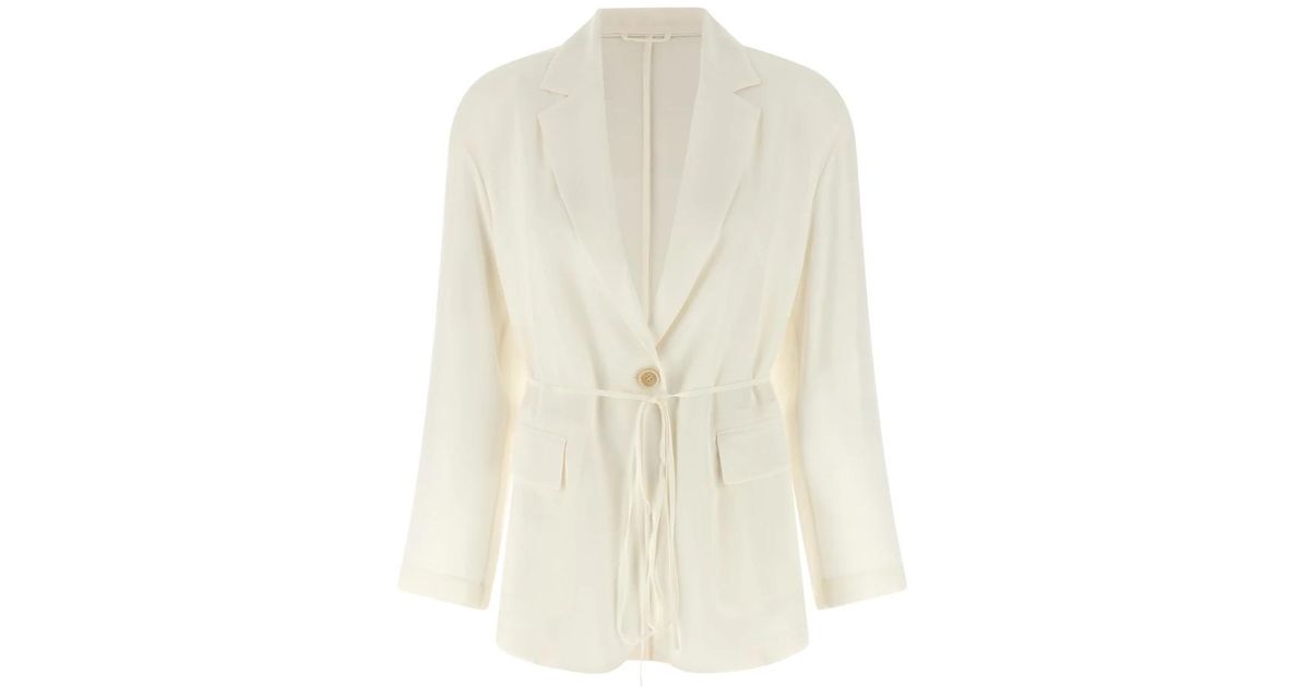 Brunello Cucinelli Blazers in White | Lyst UK