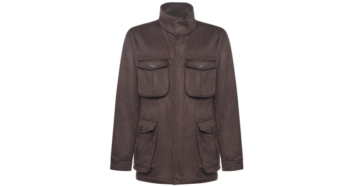Sartorio Napoli Light Jackets in Brown for Men | Lyst UK