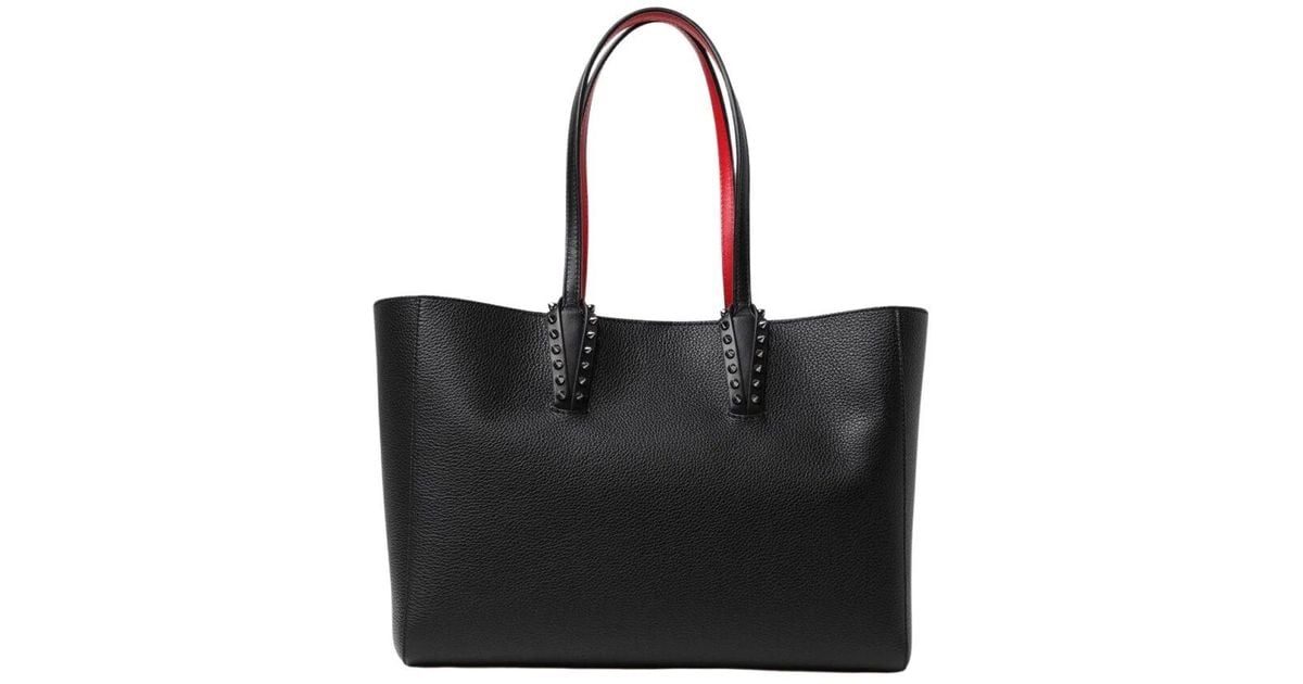 Christian Louboutin Tote Bags in Black | Lyst