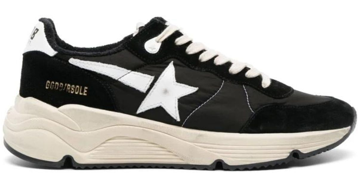 Golden Goose Suede Sneakers With Signature Star Accent in Black for Men ...
