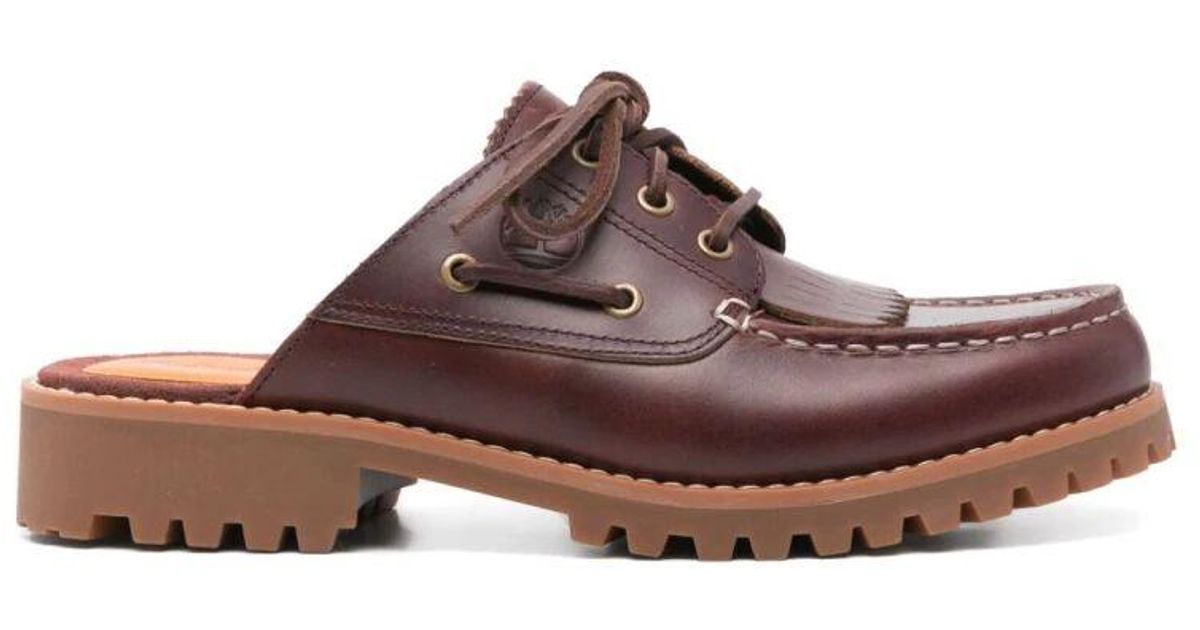 Timberland Mules in Brown | Lyst