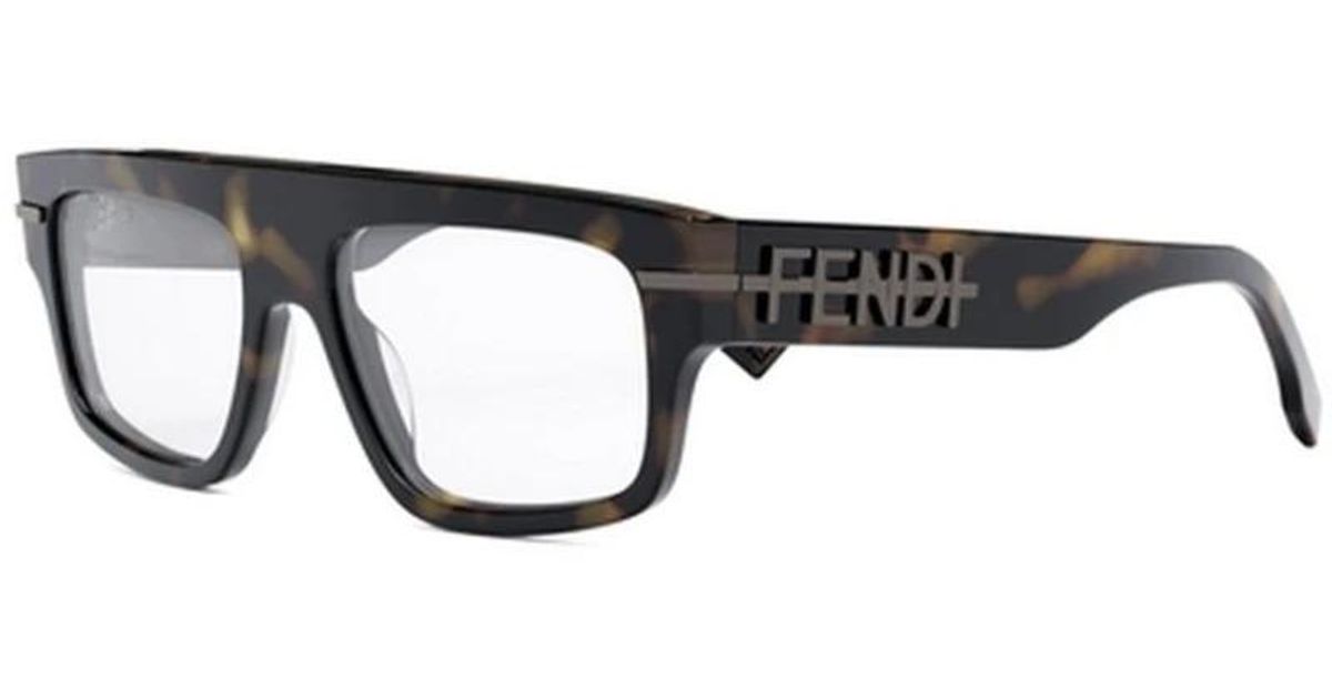 Fendi Glasses in Black | Lyst