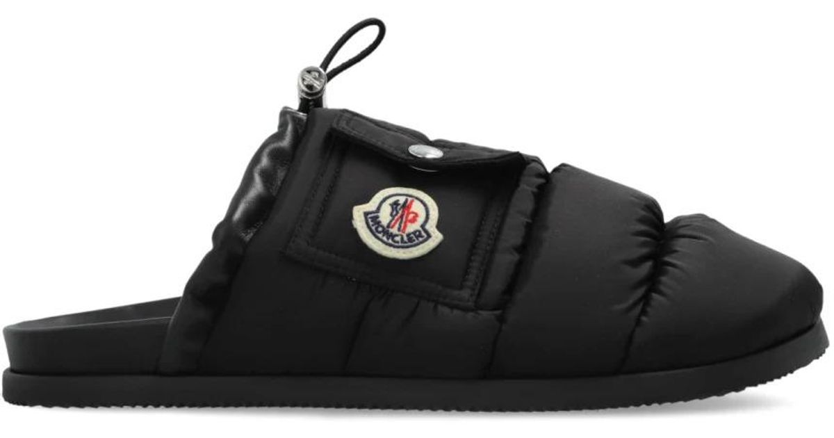 Moncler Mules in Black | Lyst