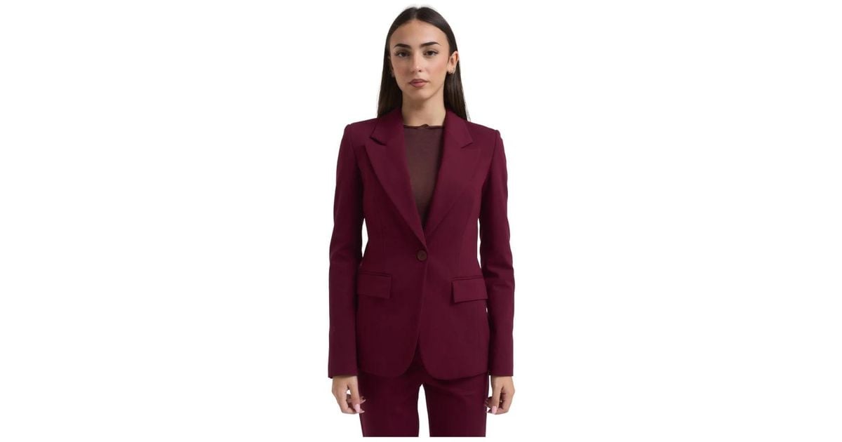 Manila Grace Blazers in Purple | Lyst UK
