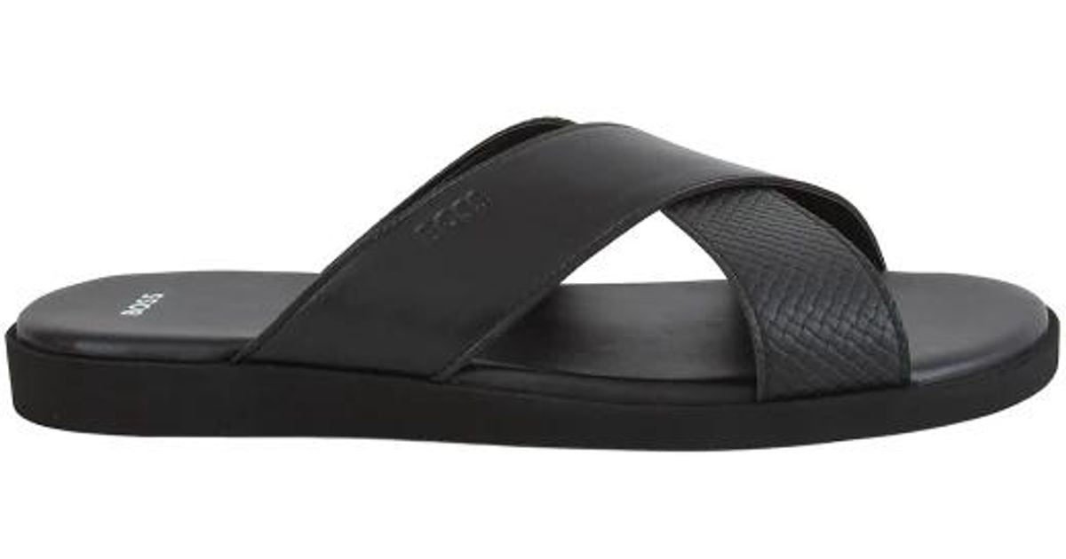 Sliders da Uomo di HUGO in Nero | Lyst