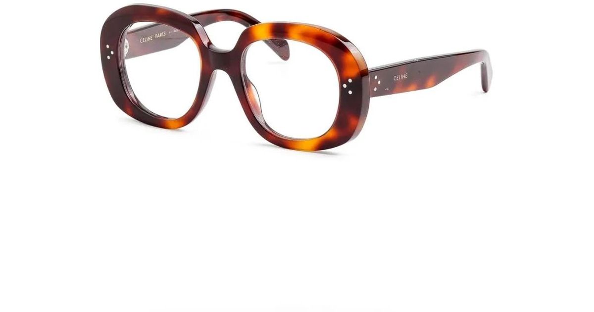 Celine Glasses in Brown | Lyst