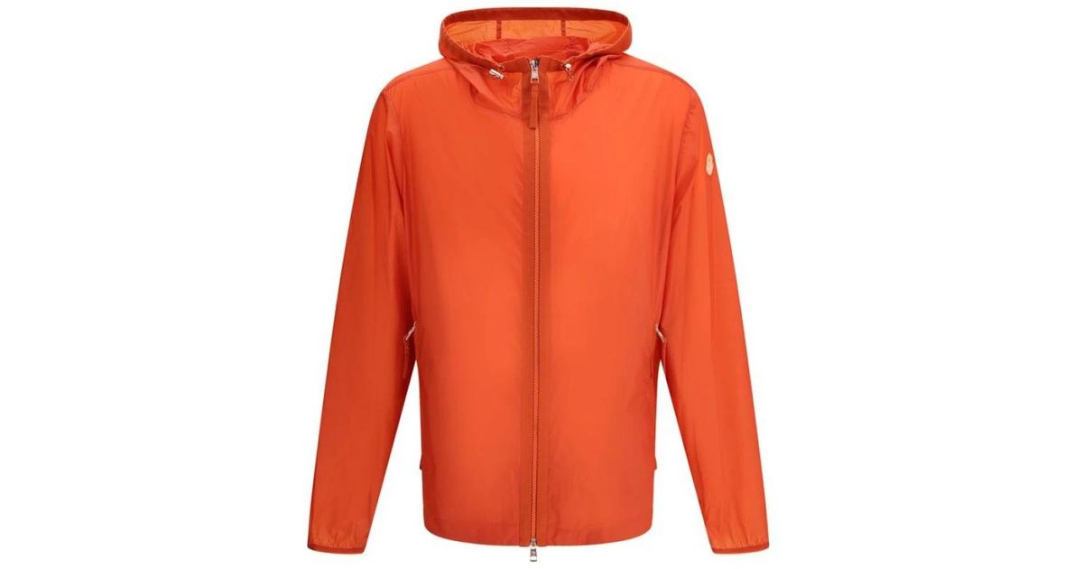 Moncler Light Jackets in Orange for Men | Lyst UK