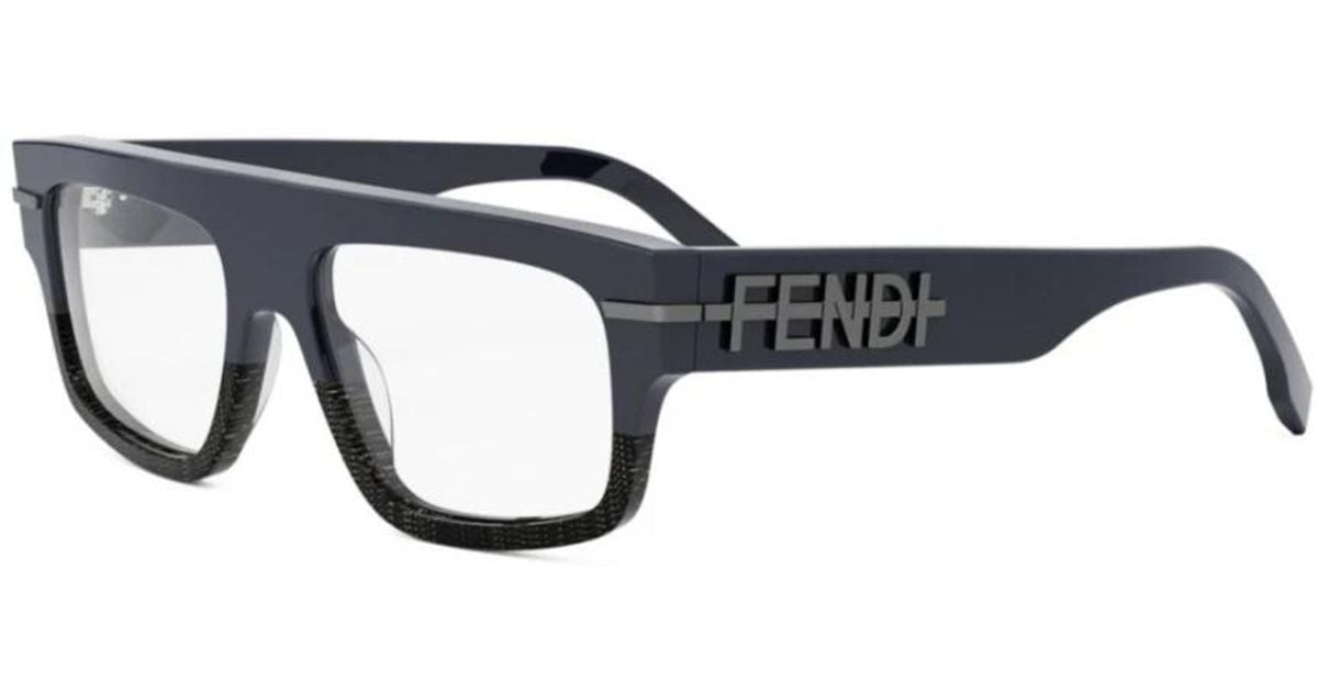Fendi Glasses in Blue | Lyst