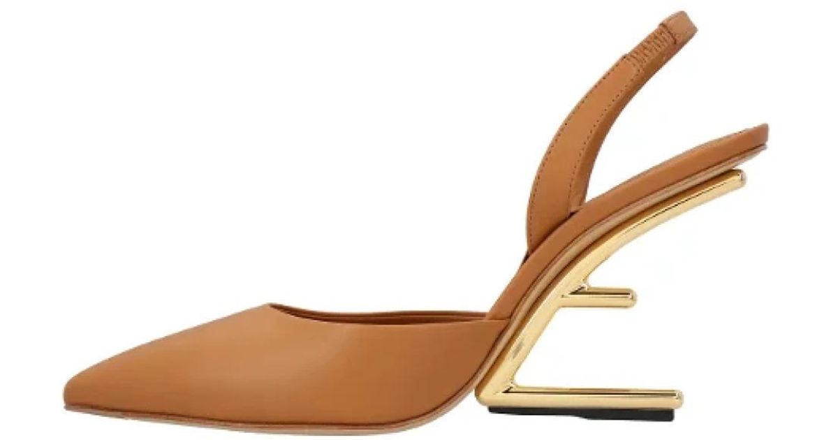 Fendi Pumps in Brown | Lyst