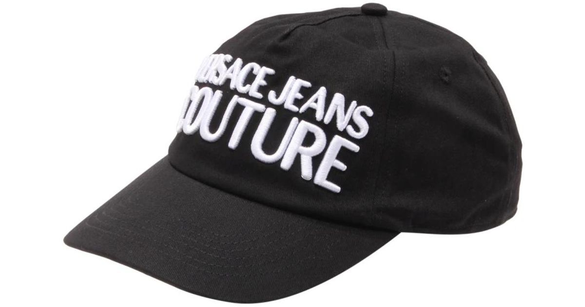 Versace Caps in Black for Men | Lyst UK