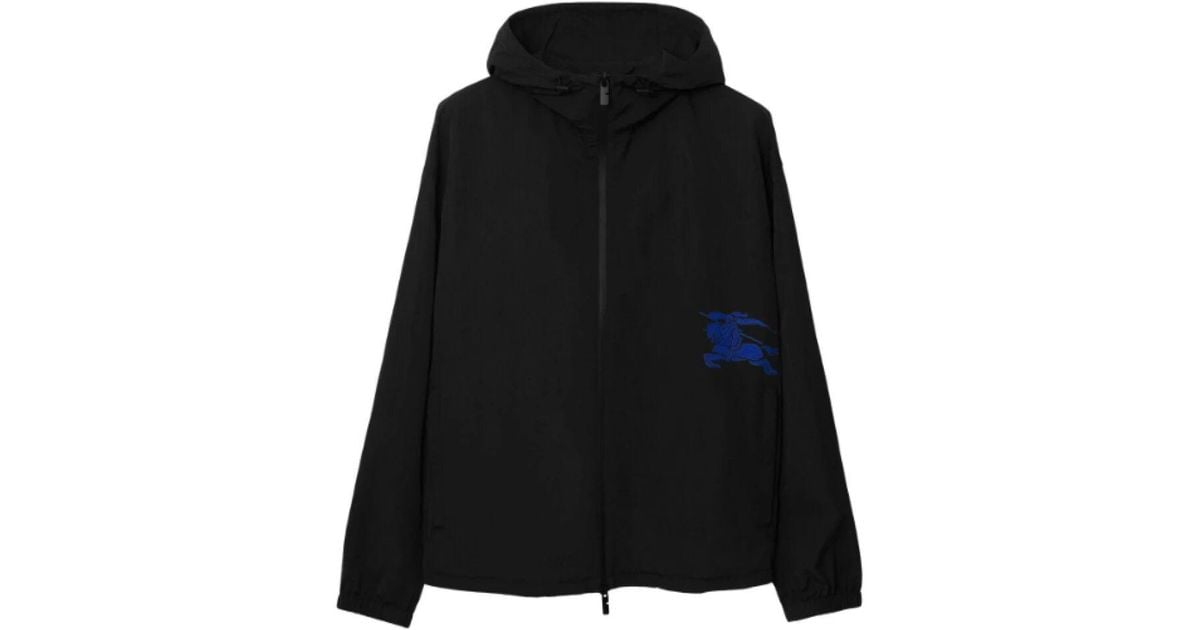Burberry Light Jackets in Black for Men | Lyst