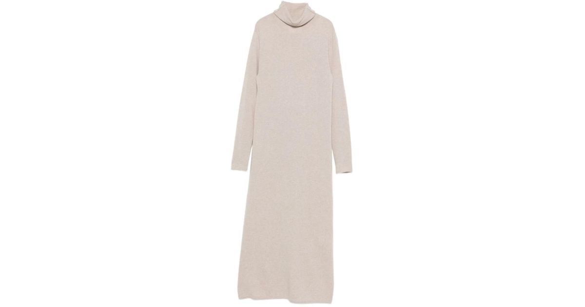 Lisa Yang Knitted Dresses in Natural | Lyst UK