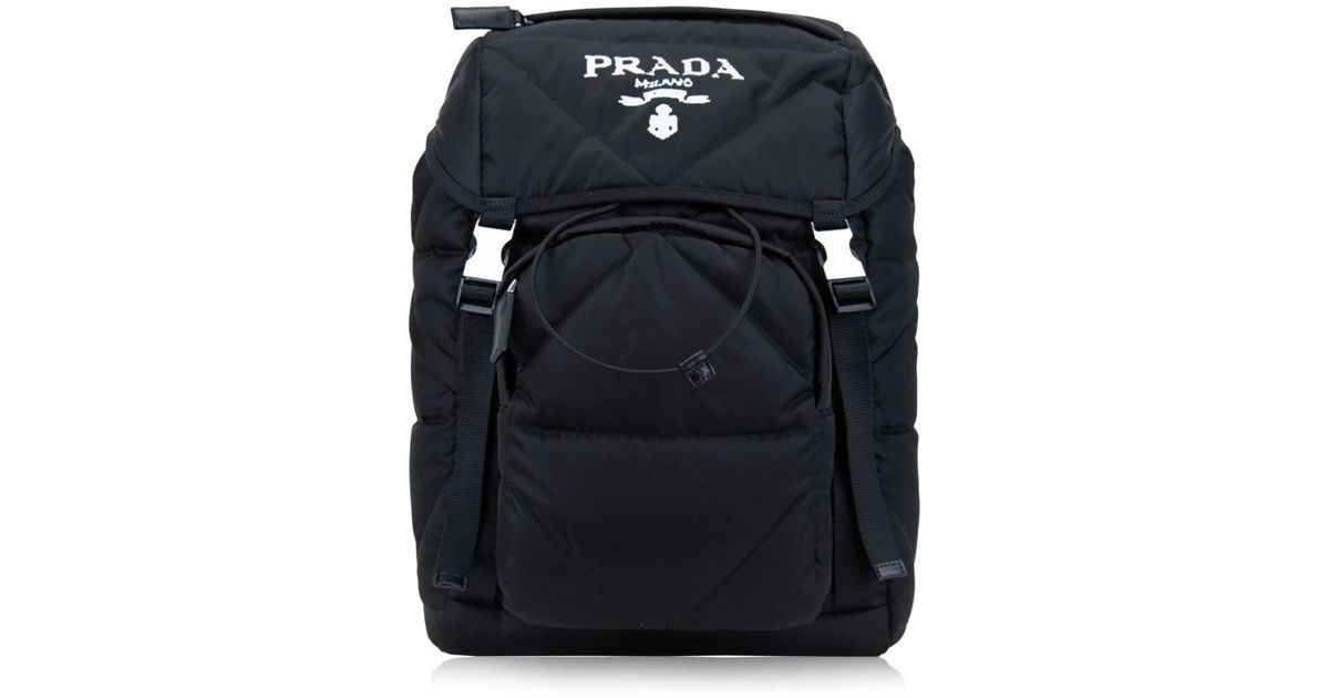 Prada Backpacks in Black | Lyst