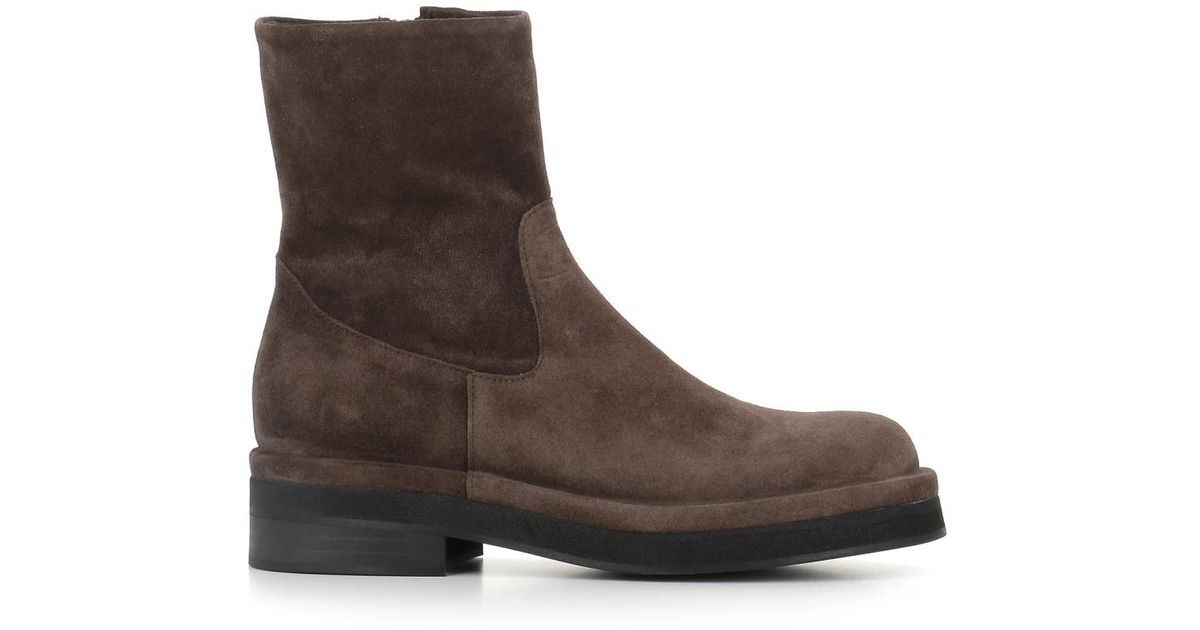 Roberto Del Carlo Ankle Boots in Brown | Lyst UK
