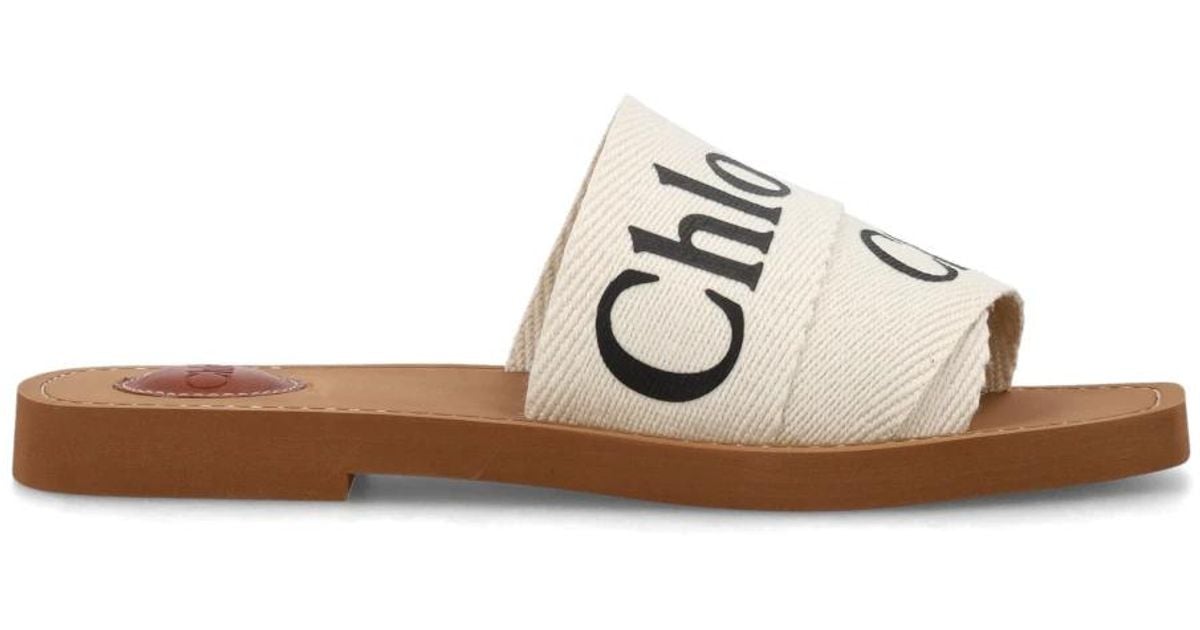 Sliders Chloé en coloris Blanc | Lyst