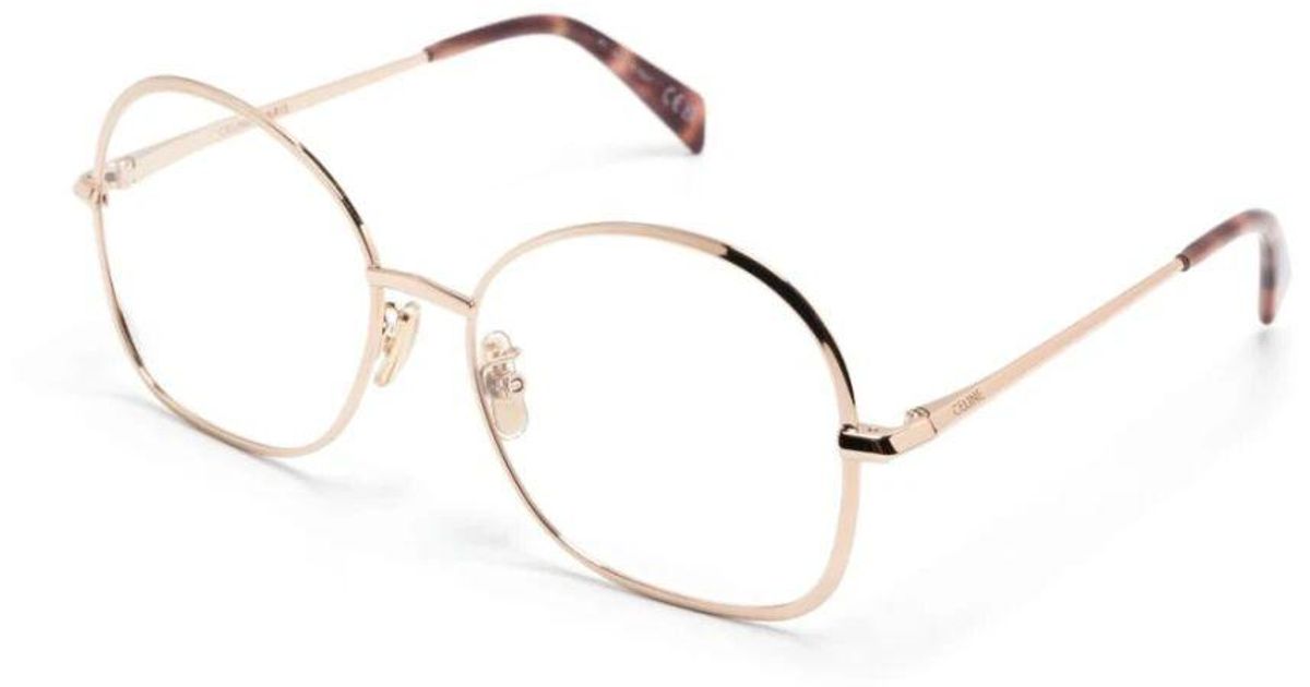 Celine Glasses in Metallic | Lyst