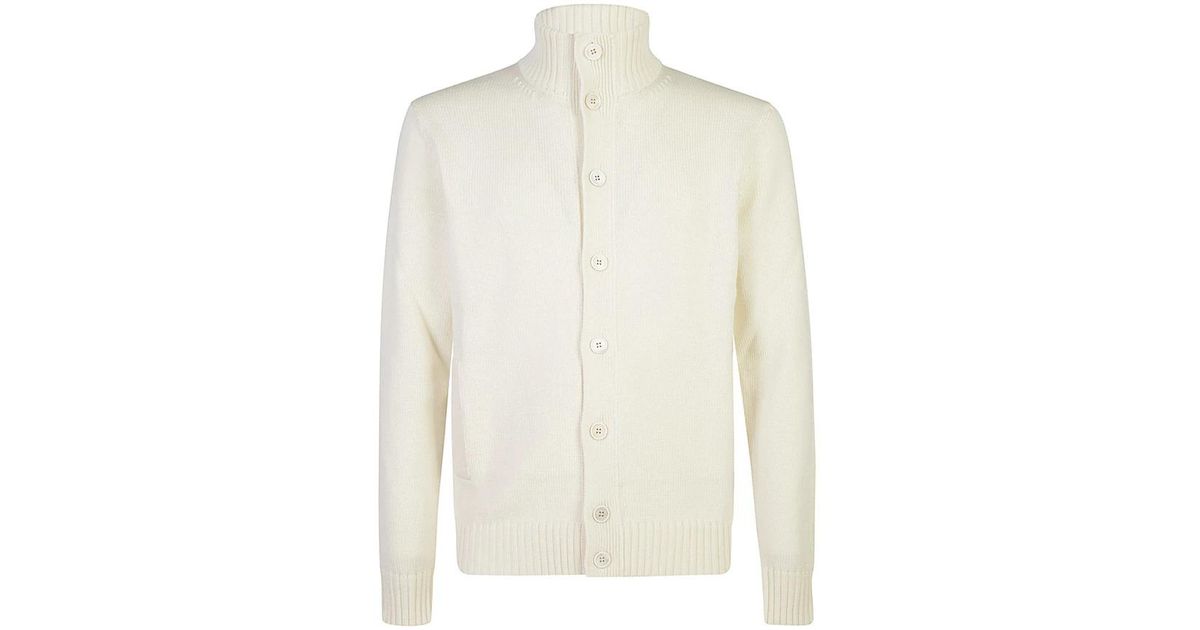 Zanone Cardigans in White for Men | Lyst UK