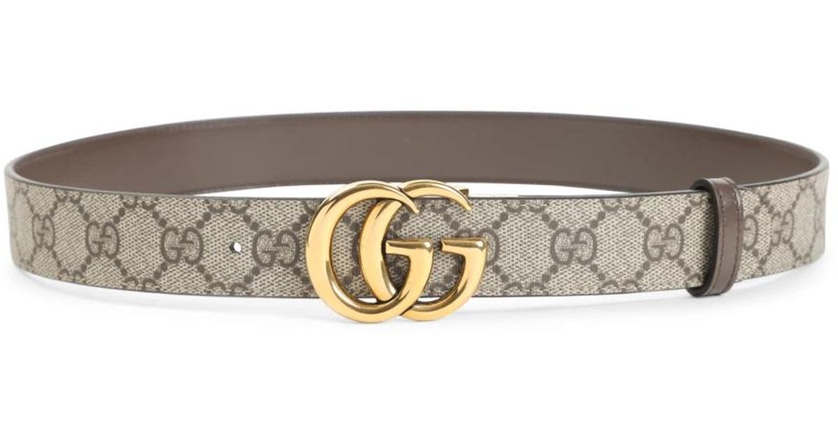 Gucci Belts in Grey | Lyst UK