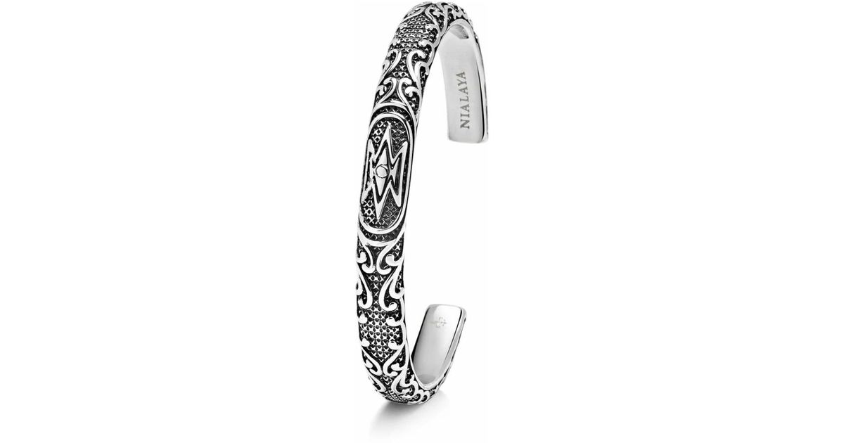 Nialaya Bracelets in White for Men | Lyst UK