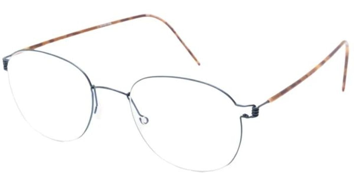 Lindberg Glasses in Metallic | Lyst