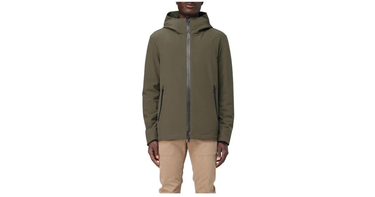 Woolrich Light Jackets in Green for Men | Lyst UK