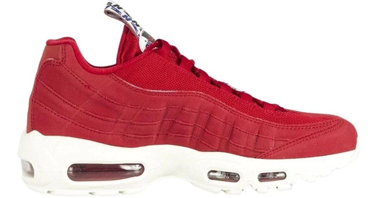 Nike Sneakers in Red for Men | Lyst