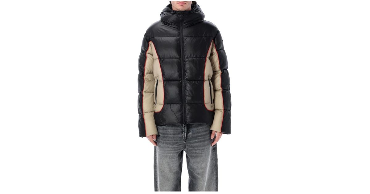 DIESEL Down Jackets in Black for Men | Lyst UK