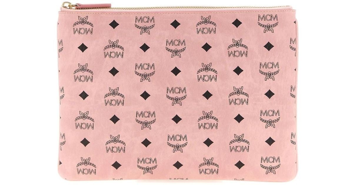 MCM Clutches in Pink | Lyst UK