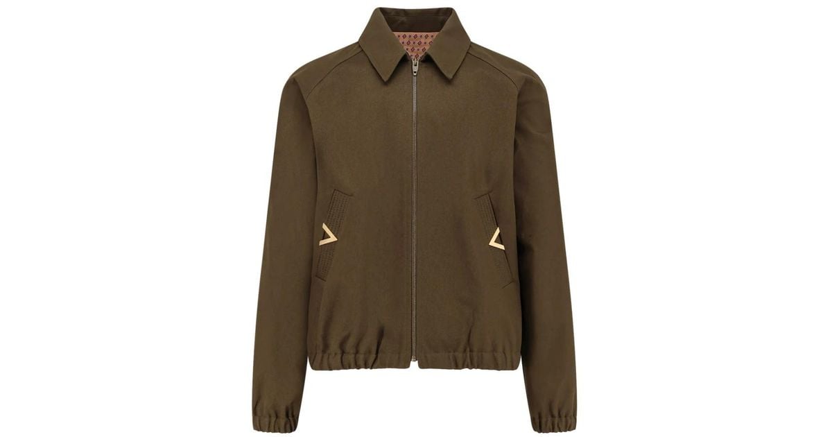 Valentino Light Jackets in Green for Men | Lyst UK