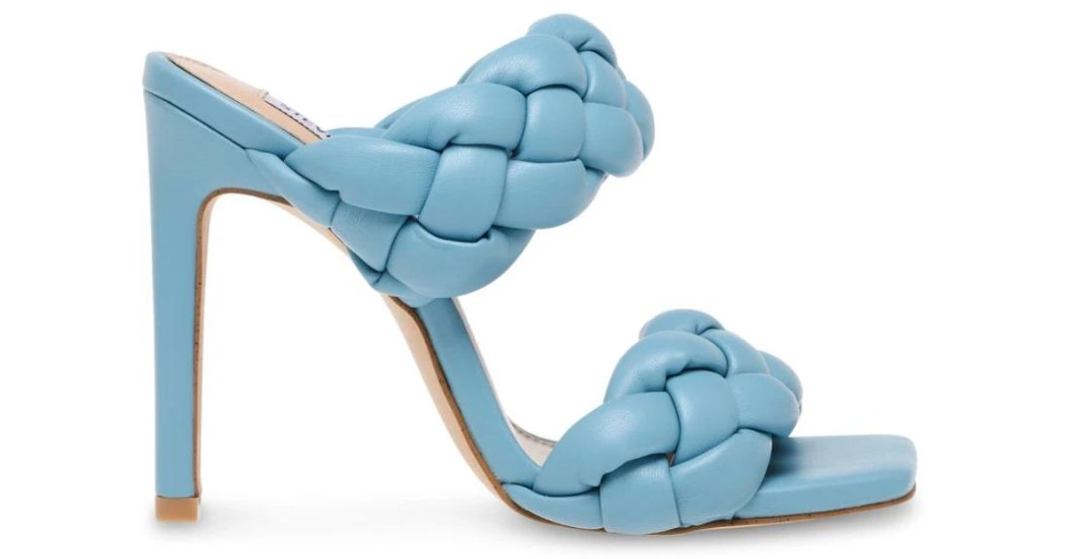 Steve Madden Heeled Mules in Blue | Lyst UK