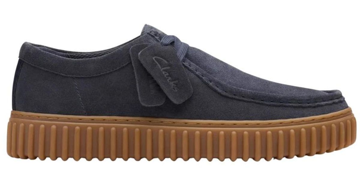 Clarks Laced Shoes in Blue for Men | Lyst
